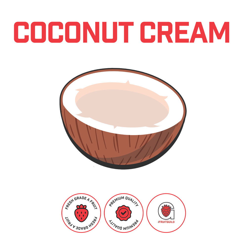 Aseptic Coconut Cream Puree - 400 lb Drum or 45 lb Case