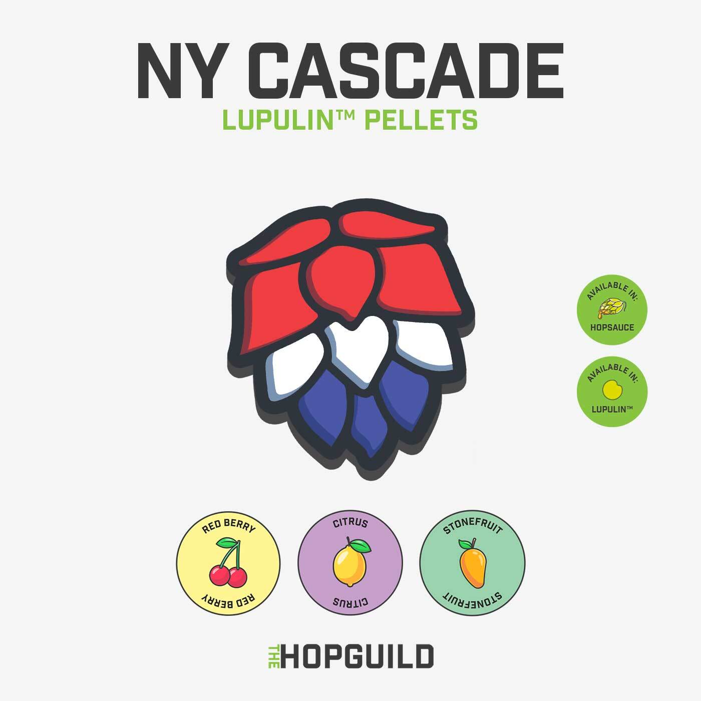 NY Cascade Lupulin Pellets New York Grown Enhanced Aroma & Flavor