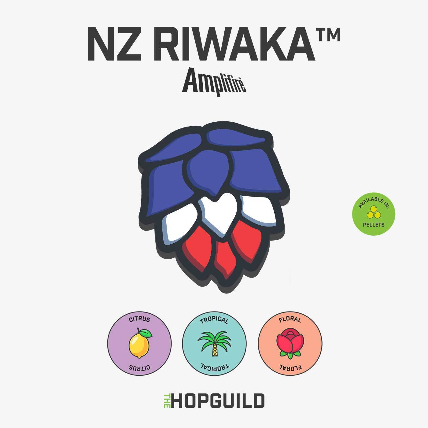 NZ Riwaka Amplifire – Bold Citrus & Tropical Hops