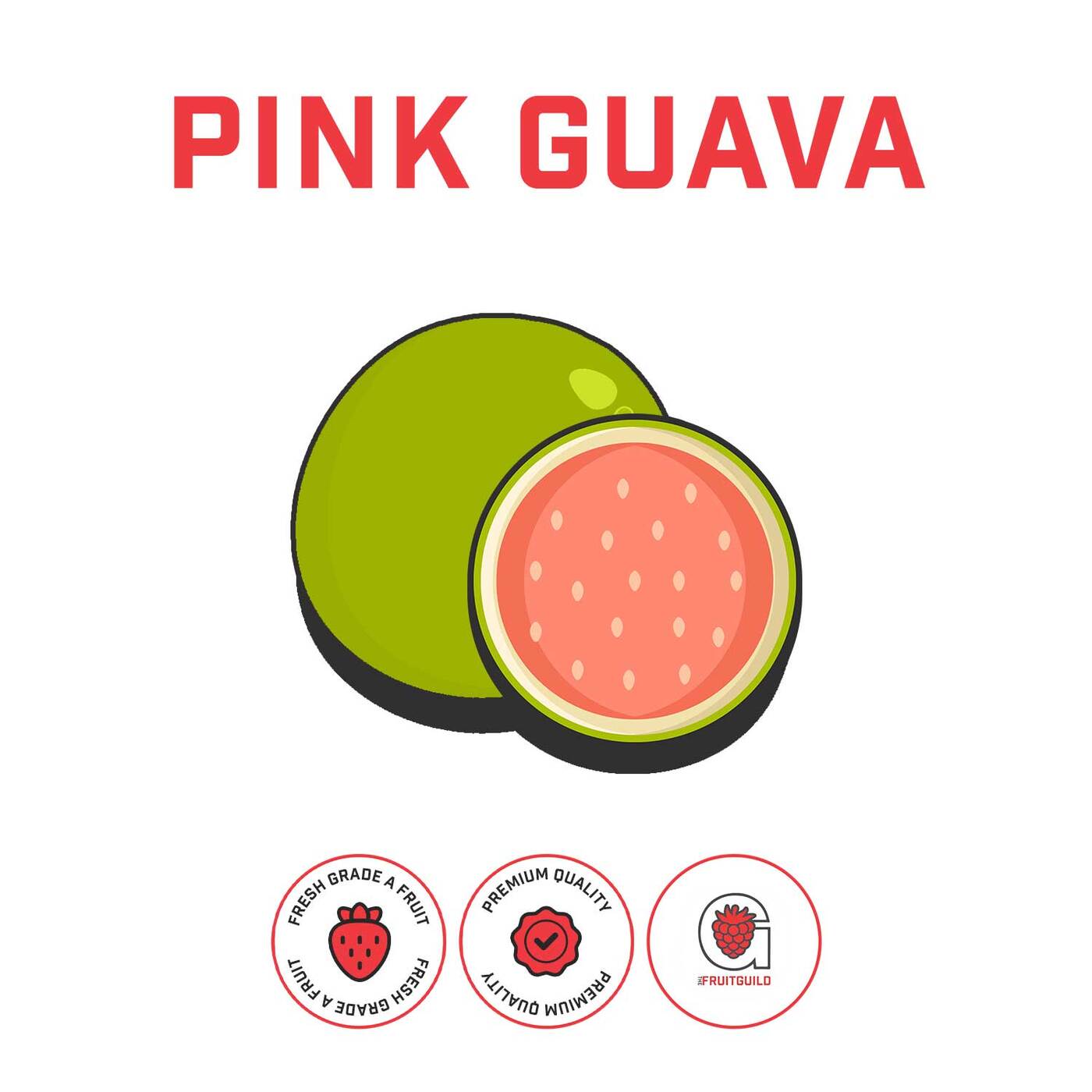 Pink Guava Aseptic Fruit Puree - 400 lb Drum or 40 lb Case