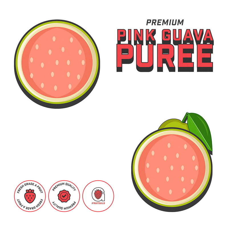 Premium Pink Guava Aseptic Fruit Puree