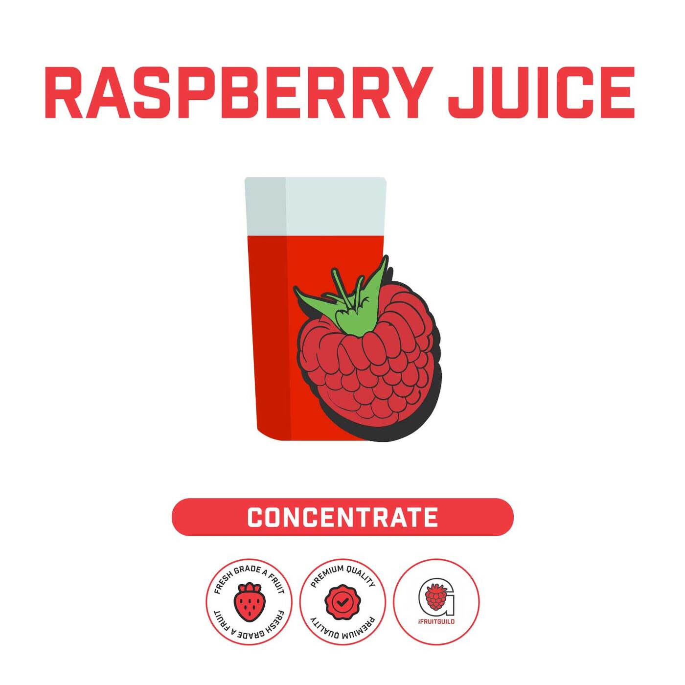 Raspberry Juice Concentrate Rich, Authentic Raspberry Taste